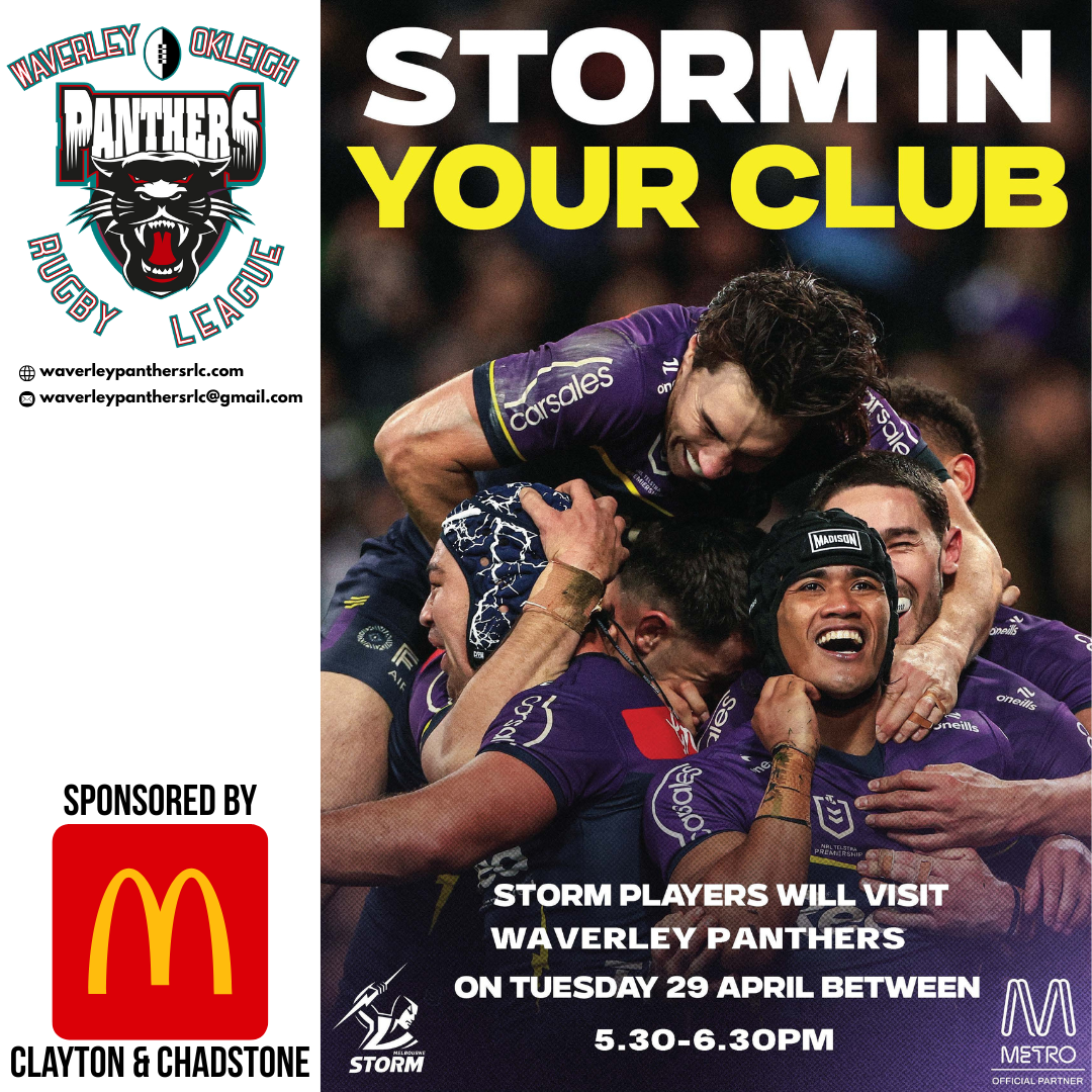 Melbourne Storm Visit Waverly Oakleigh Panthers – Waverley Oakleigh ...